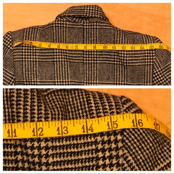 Bert Newman | Jackets & Coats | Vintage Black White Houndstooth Jacket ...